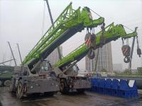 China Zomlion RT55 55-Ton Truck Crane with 52.4m Lifting Height and 4-Axle Chassis for sale