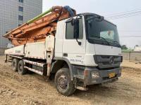 China Zoomlion 47m Actros 4141 Used Concrete Pump with 120 m³/h Output and 12 MPa Pressure for sale