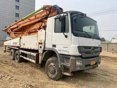 China Zoomlion 47m Actros 4141 Used Concrete Pump with 120 m³/h Output and 12 MPa Pressure for sale