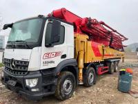 China 2020 SY 63 Meter Truck-Mounted Concrete Pump - Original Condition with 63m Boom Reach for Construction Projects for sale