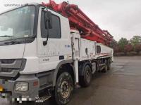 China Used Putzmeister 56m Concrete Pump on Mercedes Actros 4141 Chassis with 240m³/h Capacity for sale