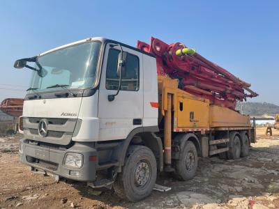 China Putzmeister Concrete Pump 46m on Mercedes-Benz Euro III Chassis with Hydraulic System | 2012 Model for sale