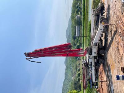 China 2013 Putzmeister Concrete Pump 56m Boom on Mercedes Benz Chassis - 240 m³/h Capacity for sale