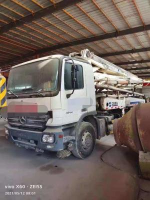 China White Zoomlion 37m Concrete Pump Truck Used Heavy Equipment for Construction Projects for sale