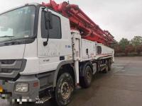 China Orange Concrete Pump Putzmeister 46m 49m 56m with Cylinder Type Structure for sale