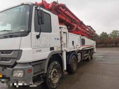 China Orange Concrete Pump Putzmeister 46m 49m 56m with Cylinder Type Structure for sale