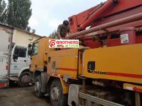 China Orange Used Putzmeister Concrete Pump 42m 46m From Germany Semi-Dry Shotcrete Type for sale
