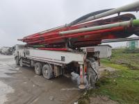 China Putzmeister 56m 46m 49m Used Concrete Pump Truck with Feeding Height 1370mm in 2013 for sale