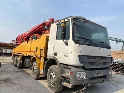 China 2011 Used Concrete Pump Truck Putzmeister 49m on Benz with Vibrating Amplitude 2.6mm for sale