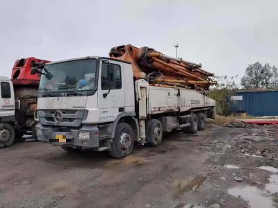 China Zoomlion 52m Used Concrete Pump Construction Equipment with Feeding Height 1370mm for sale