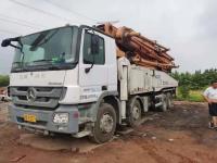 China 120m 178 Productivity Used Zoomlion 52m Concrete Pump for Ready-Mix Company Equipment for sale