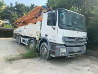 China 1370mm Feeding Height Cylinder Type Second Hand Zoomlion 52m Actros Concrete Equipment for sale