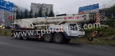 China 2014 Zoomlion Qy80V Folding Hydraulic All-Terrain Used Truck Crane for Heavy Lifting for sale