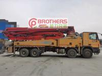 China Orange Putzmeister Concrete Pump 46m on Benz Used for Large Construction Projects for sale