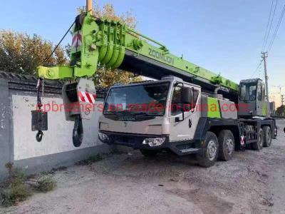 China Folding Zoomlion 70 Tons Crane for Lifting Renovated Condition Used 4 Shaft Number for sale