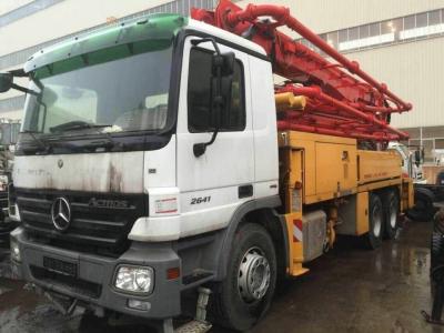 China Used Putzmeister Concrete Pump 36 Meter on Mercedes Benz Chassis with Big Capacity for sale