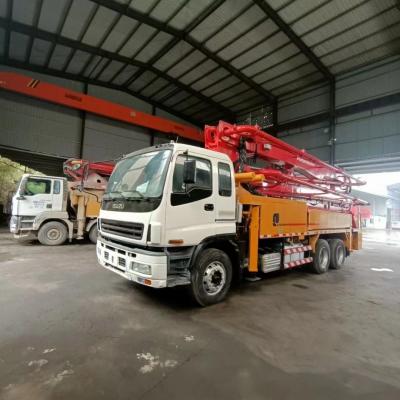 China Used Heavy Equipment 38 Meter Putzmeister Truck Mounted Concrete Pump for Construction for sale