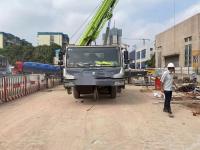 China Maximum Lifting Height 40m 35ton Truck Crane Heavy Equipment Hoist Crane with 4 Shafts for sale