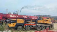 China ISO9001 Certified Red 100ton Truck-Mounted Telescopic Crane for Short Truck Crane Tractive for sale