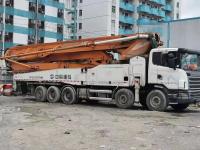 China White Zoomlion 63m 37m Concrete Pump Truck Actros 4141 Truck Mounted Pump Direct for sale