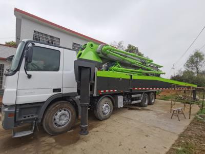 China Concrete Pump Batching Plate Zoomlion 52meter Stationary Pump Truck 120m 178 Productivity for sale
