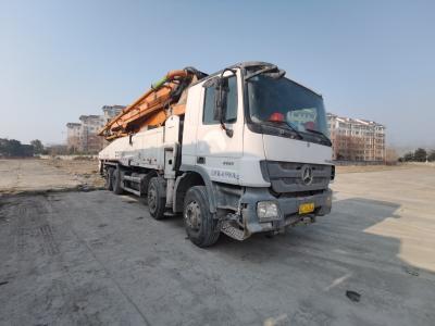 China 52m Zoomlion Truck Mounted Concrete Boom Pump for Semi-Dry Shotcrete Productivity for sale