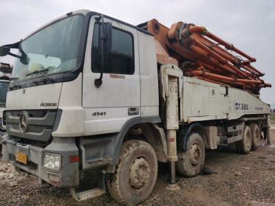 China Second Hand Pump Machinery Structure Cylinder Type for Zoomlion 52m Concrete Boom Pump for sale