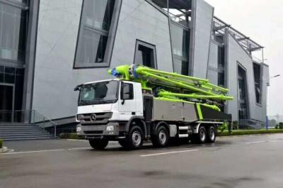China Zoomlion 56 Meter Used Concrete Pump Truck for Smooth and Accurate Concrete Placement for sale