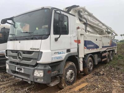 China Used Zoomlion 52m Concrete Truck Pump for Ready Mix Heavy Equipment in Good Condition for sale
