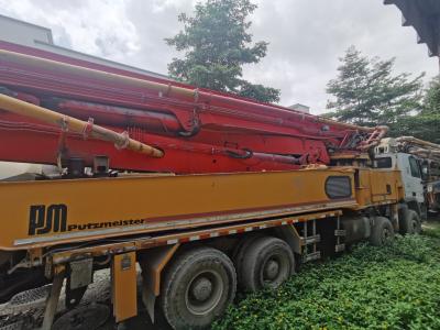 China 2013 Putzmeister Concrete Pump 53m Orange Color Vibrating Amplitude 2.6mm Version for sale