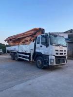 China After-sales Service Zoomlion 47m Batching Plate Track Mounted Pump Second Pump Truck for sale