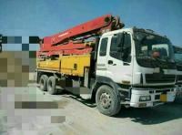 China Concrete Mixer Machine Pm 38 Meter Concrete Pump with 4 Boom Sections 265 Kw Engine Power for sale