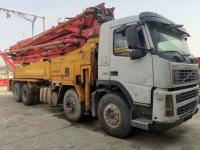 China 42 Meter Heavy Equipment Used Concrete Pump with Hydraulic Machining Process in Red for sale