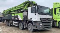 China Semi-Dry Shotcrete Structure Cylinder Type Zoomlion 63m Concrete Pump Truck Remanufacture for sale