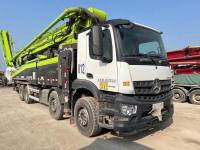 China Renovated Concrete Pump Zoomlion 63m Used Equipment Machine with Feeding Height 1370mm for sale