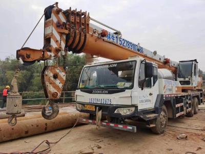 China Second-Hand Truck Heavy Equipment Crane Used in 2014 White Maximum Lifting Weight 16t for sale