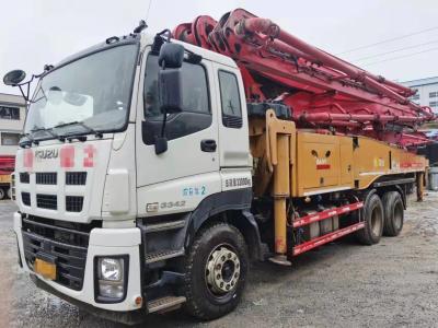 China Used Concrete Mixer Truck with 47 Meter Max.Vertical Reach Concrete Pumping Equipment for sale