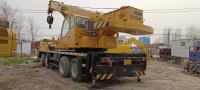 China 50ton Terrian Mobile Crane Used in 2015 with Maximum Lifting Weight 16t and 4 Shafts for sale