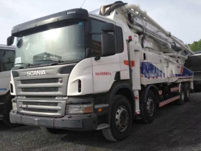 China Zoomlion 49m Used Heavy Equipment Boom Pump Truck for High/Low Pressure Concrete Output for sale