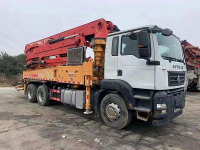China 38 Meter Used Concrete Pump for Ready Mix Vibrating Amplitude of 2.6mm Heavy Equipment for sale