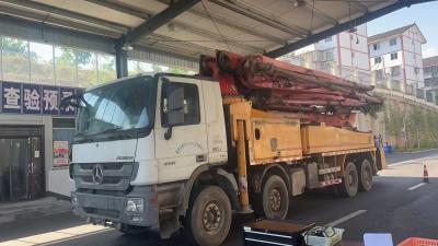 China Provide After-sales Service Truck Mounted Pump Putzmeister 46 Meter Used Boom Pump for sale