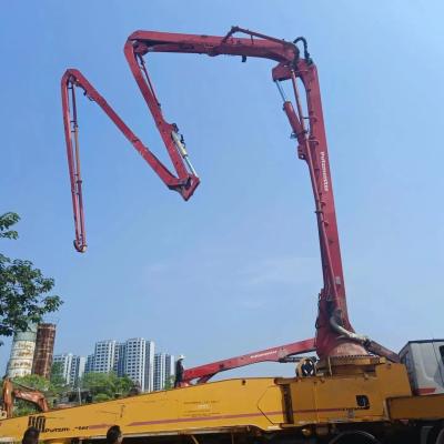 China Second Hand Hydraulic Machining Process Concrete Pump Schwing Putzmeister 49m on Benz for sale