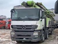 China Zoomlion 63m Used Concrete Pump Construction Machinery 2019 with 1400mm Feeding Height for sale
