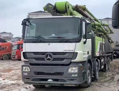 China Zoomlion 63m Used Concrete Pump Construction Machinery 2019 with 1400mm Feeding Height for sale