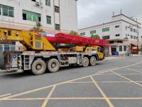 China 55t Mobile Crane 2019 Used Crane Truck with Good Condition Stc550t Knuckle Boom Crane for sale