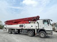China 41000kgs Total Weight Used Concrete Pump Truck Hydraulic Concrete Boom Pump Putzmeister for sale