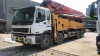 China Delivery Used Heavy Equipment Concrete Pump Truck Putzmeister Horizontal Reach 35 for sale