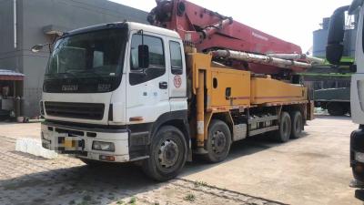 China Delivery Used Heavy Equipment Concrete Pump Truck Putzmeister Horizontal Reach 35 for sale