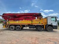 China SG5366THB M46-5RZ 2012 Concrete Pump Putzmeister with 4141 Renewed 46m Trailer Pump for sale