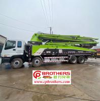 China 2012 Zoomlion 52m Concrete Pump on Isu Zu Spare Parts Provide Structure Cylinder Type for sale